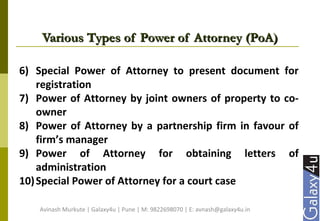 Power of Attorney under The Powers of Attorney Act, 1882 | PPT