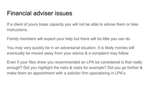 Powers of Attorney - why all clients should have one | PPT