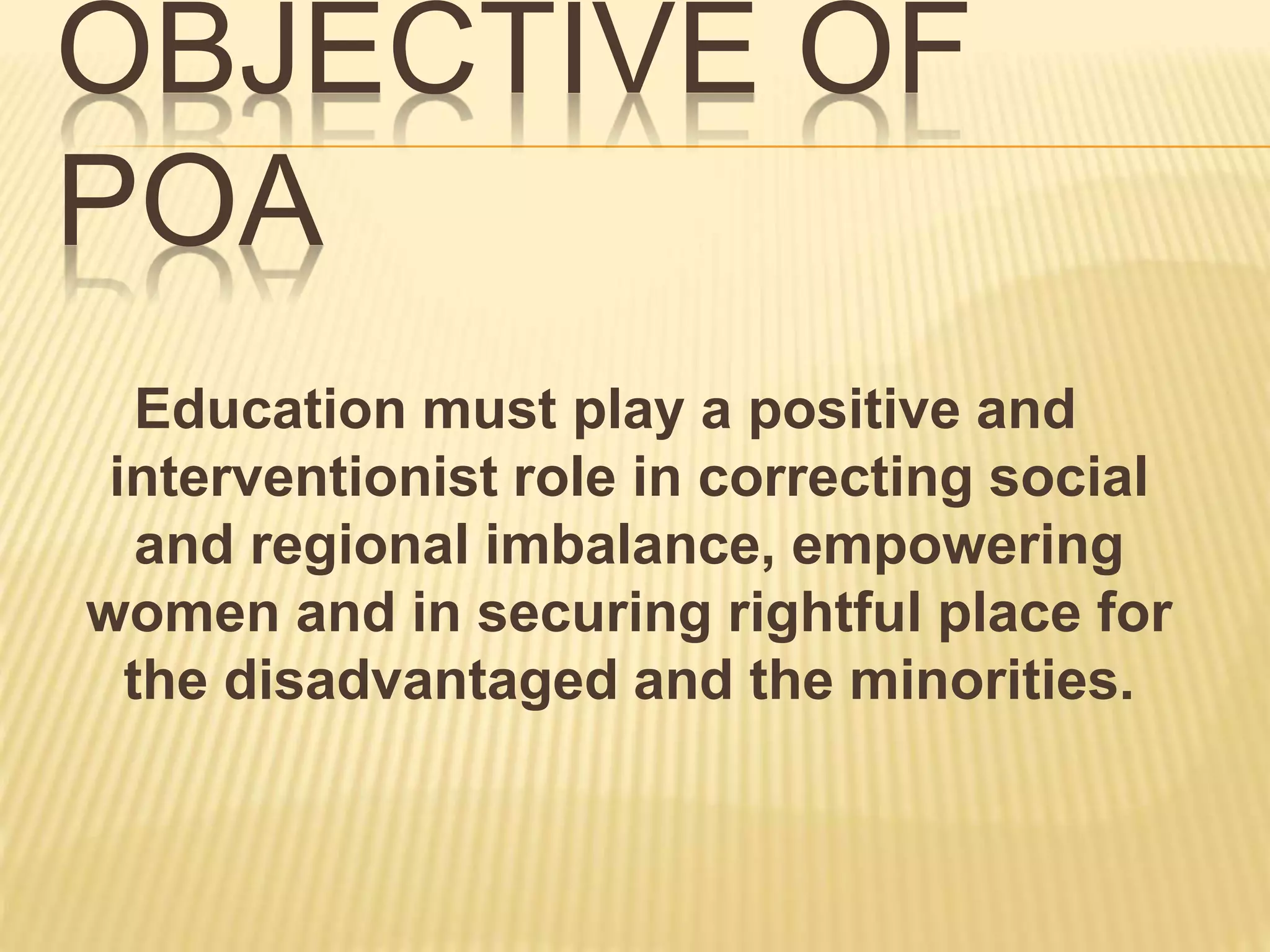 Programme Of Action ,1992 | PPTX