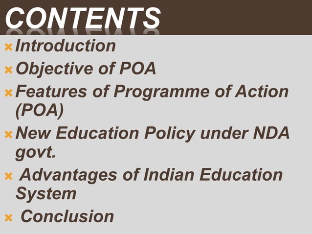 Programme Of Action ,1992 | PPTX | Primary Education | Education