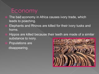 Poaching in africa | PPTX