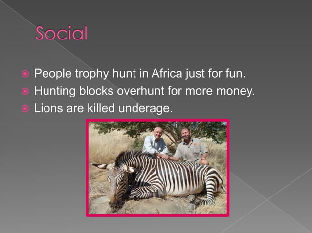 Poaching in africa | PPTX