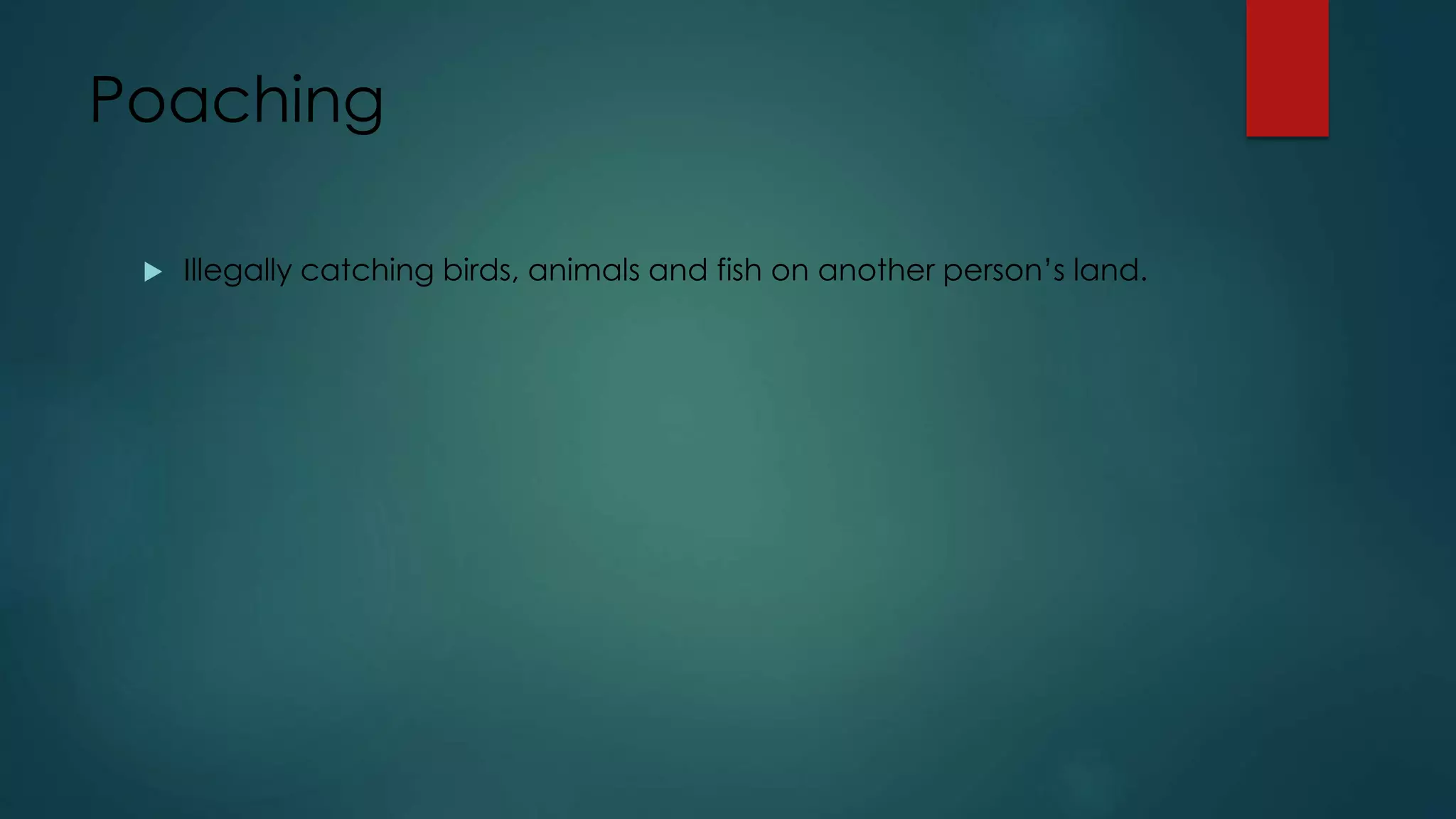 Poaching | PPTX | Hunting and Shooting | Sports