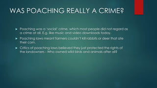Poaching | PPTX | Hunting and Shooting | Sports