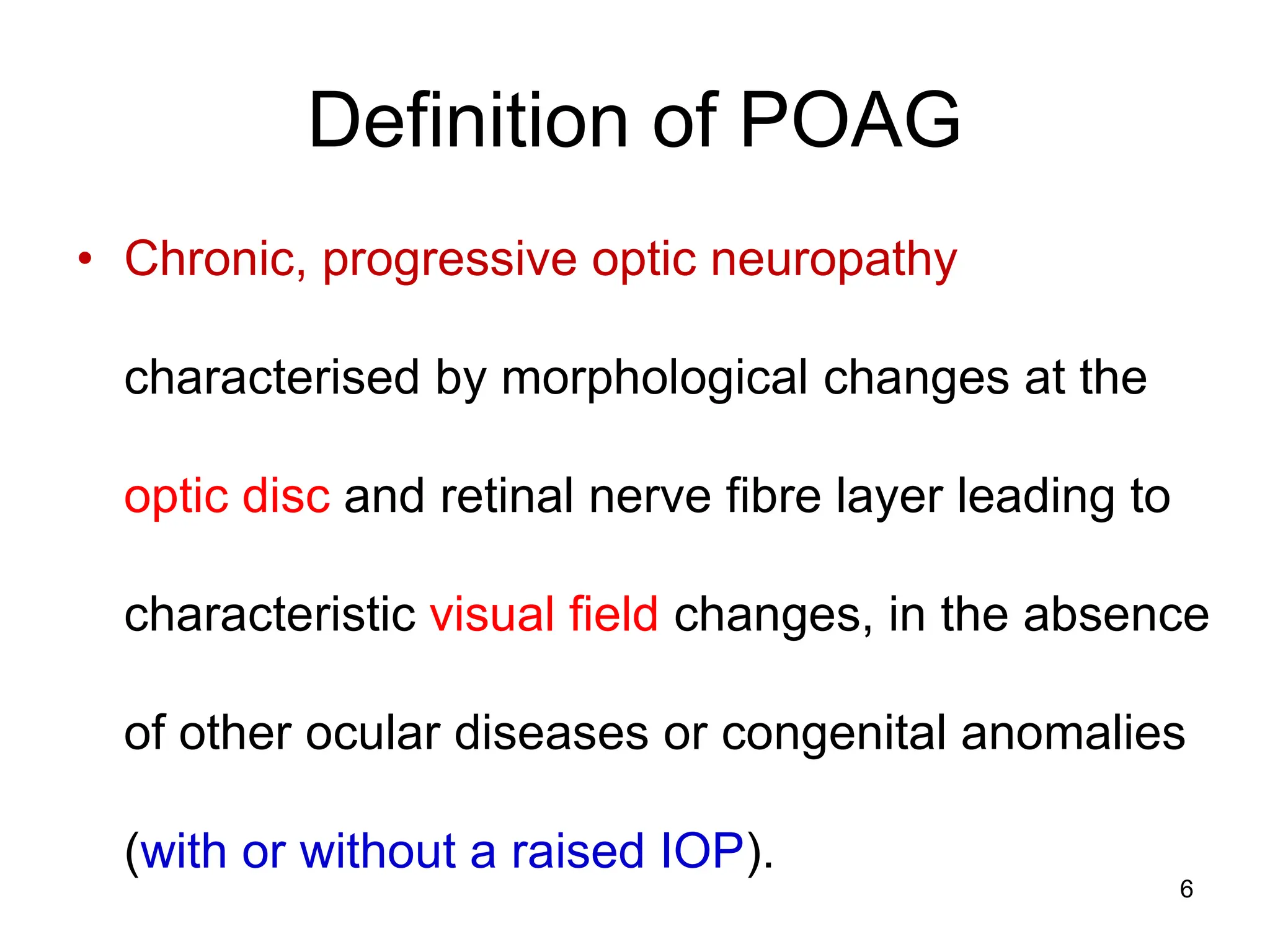 Primary open angle glaucoma presentation | PPT