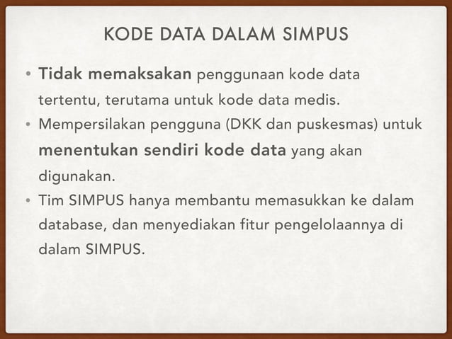Pengalaman Implementasi Bridging SIMPUS - PCare | PPT