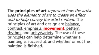 Principles of art: Movement | PPTX