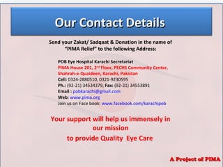 POB Eye Hospital Karachi | PPT
