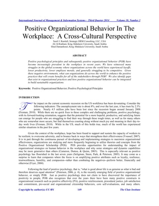 Pob in the workplace a cross-cultural perspective | PDF | Human ...