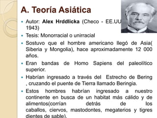 Poblamiento Americano | PPTX
