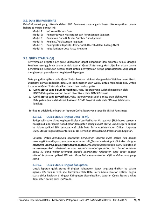 Pob mekanisme pelaporan data sim rev 3 (13.11.17) | PDF