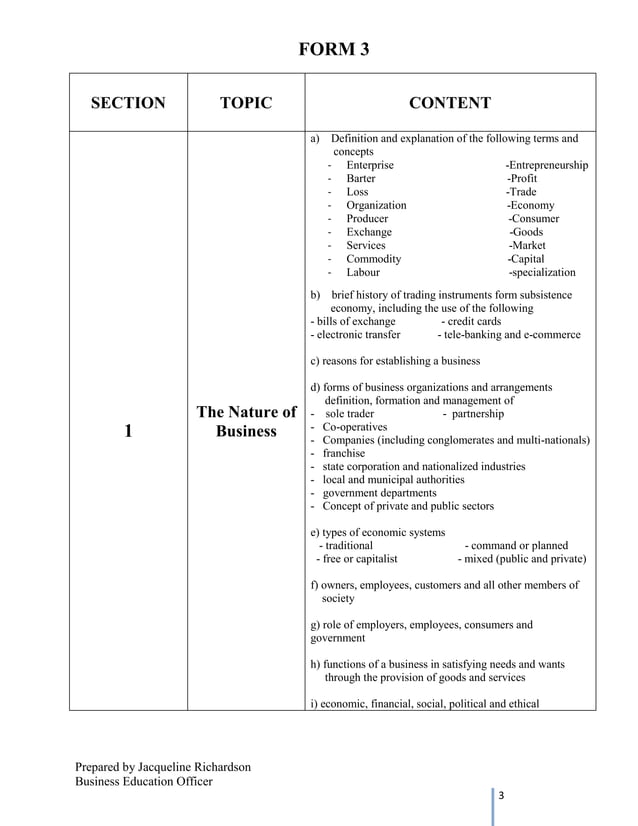 Pob outline | DOCX | Business | Business and Finance