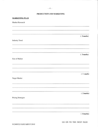 Pob paper 3 | PDF