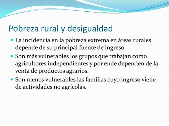 Pobreza Rural en México | PPT