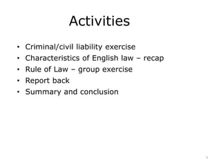 Pob stage 2 seminar 14 slides introduction to law ole version | PPT