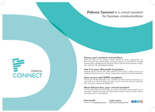 Connect with your contacts | PDF | Email | Internet