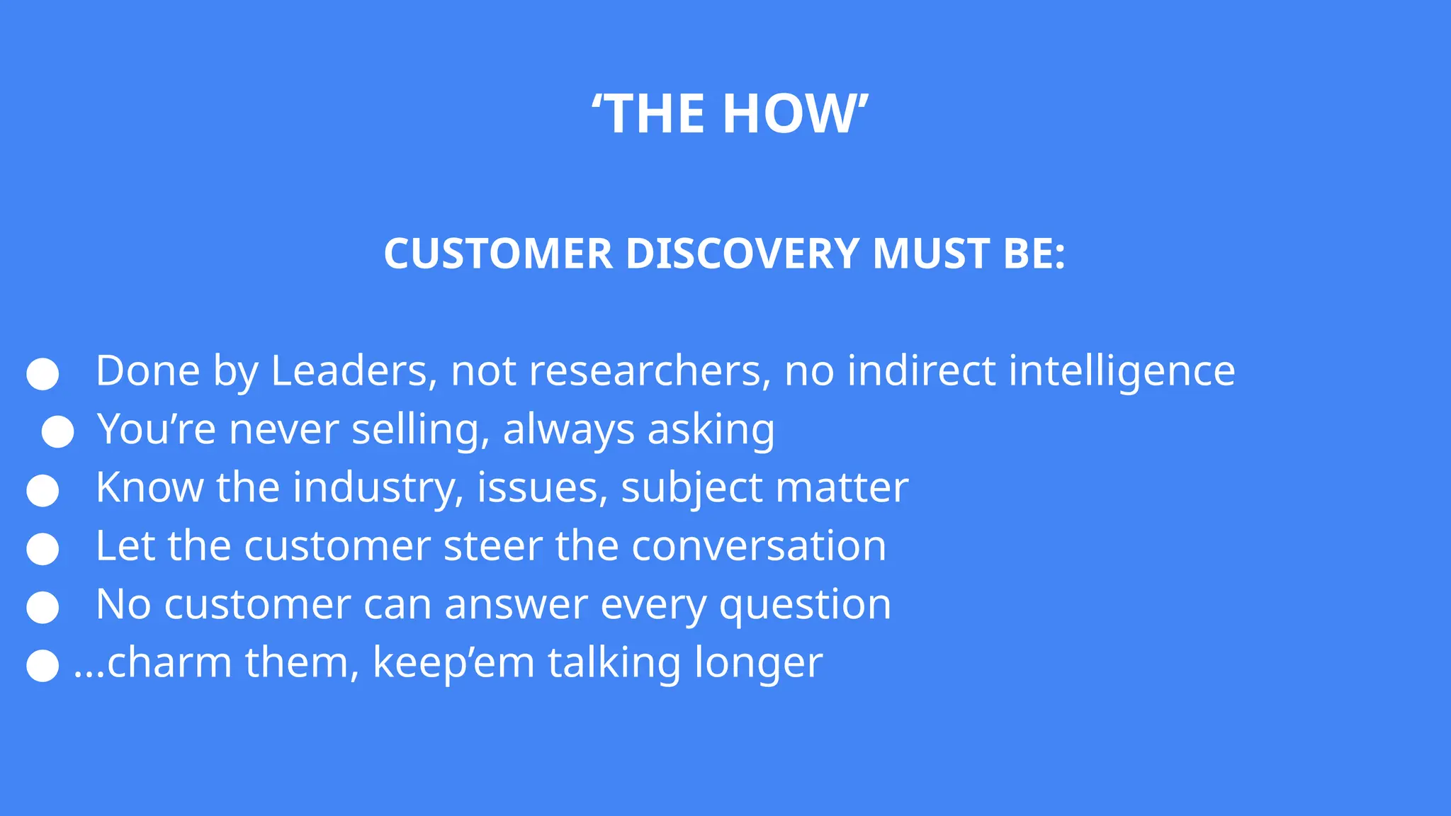 POC2 course presentation - Market validation and customer discovery | PPT