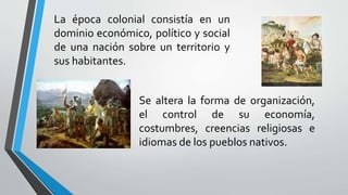 éPoca colonial | PPTX