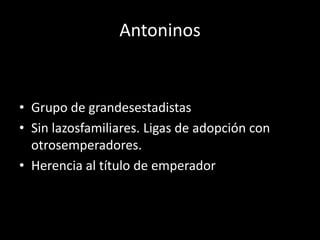 éPoca de los antoninos | PPTX