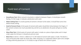 Properties of Concrete (cement) | PPT