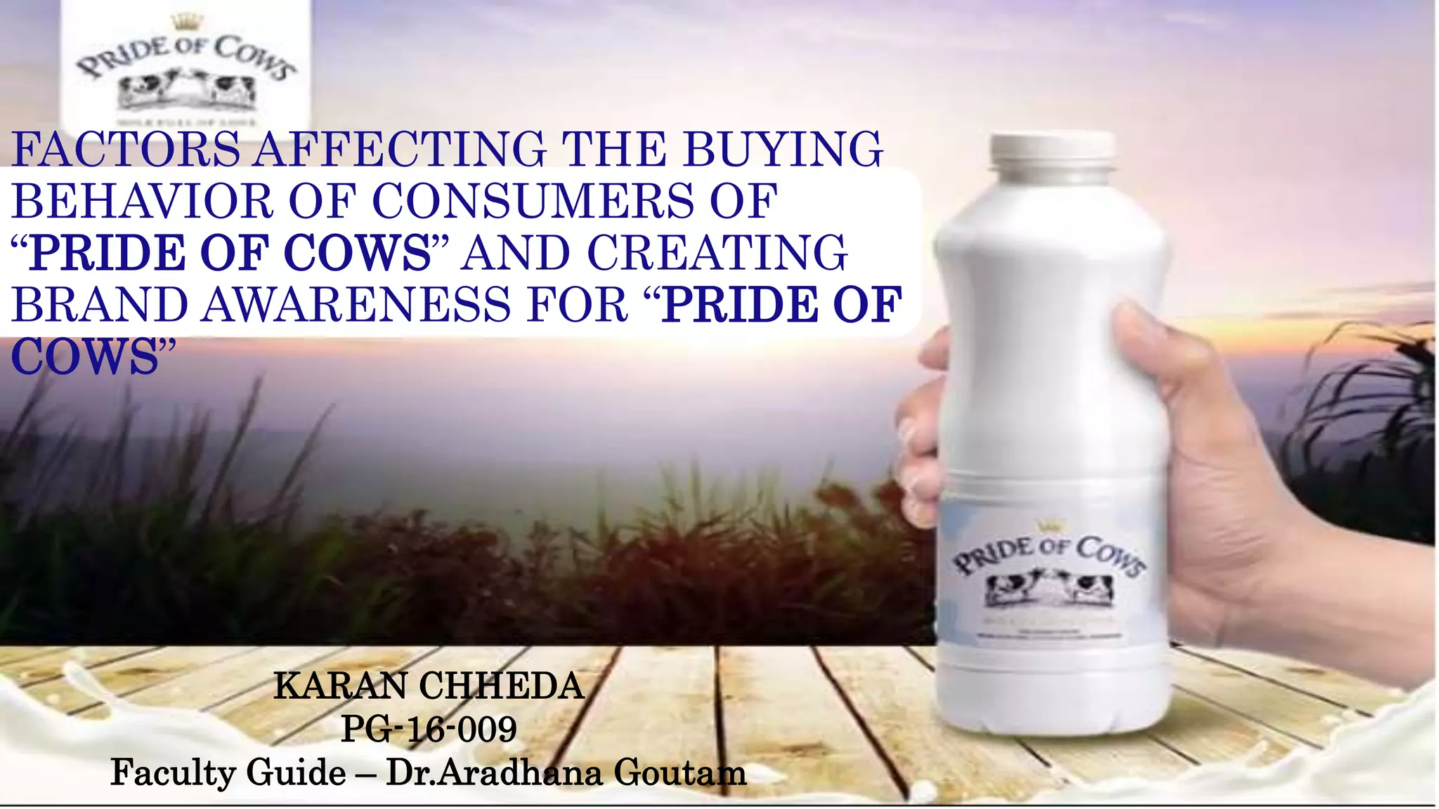 Pride Of Cows | PPTX