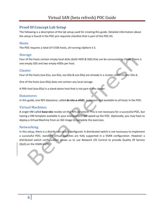 Poc guide vsan | PDF