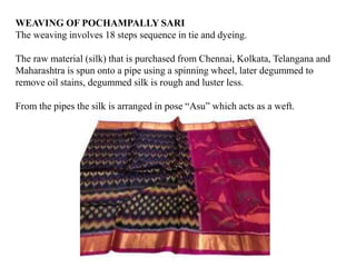 Pochampally saris | PPTX