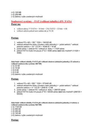 Pocitani testy | PDF