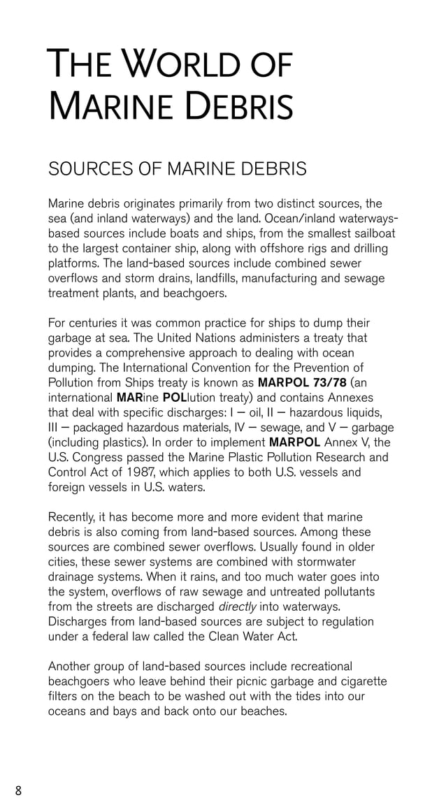 Pocket Guide To Marine Debris | PDF