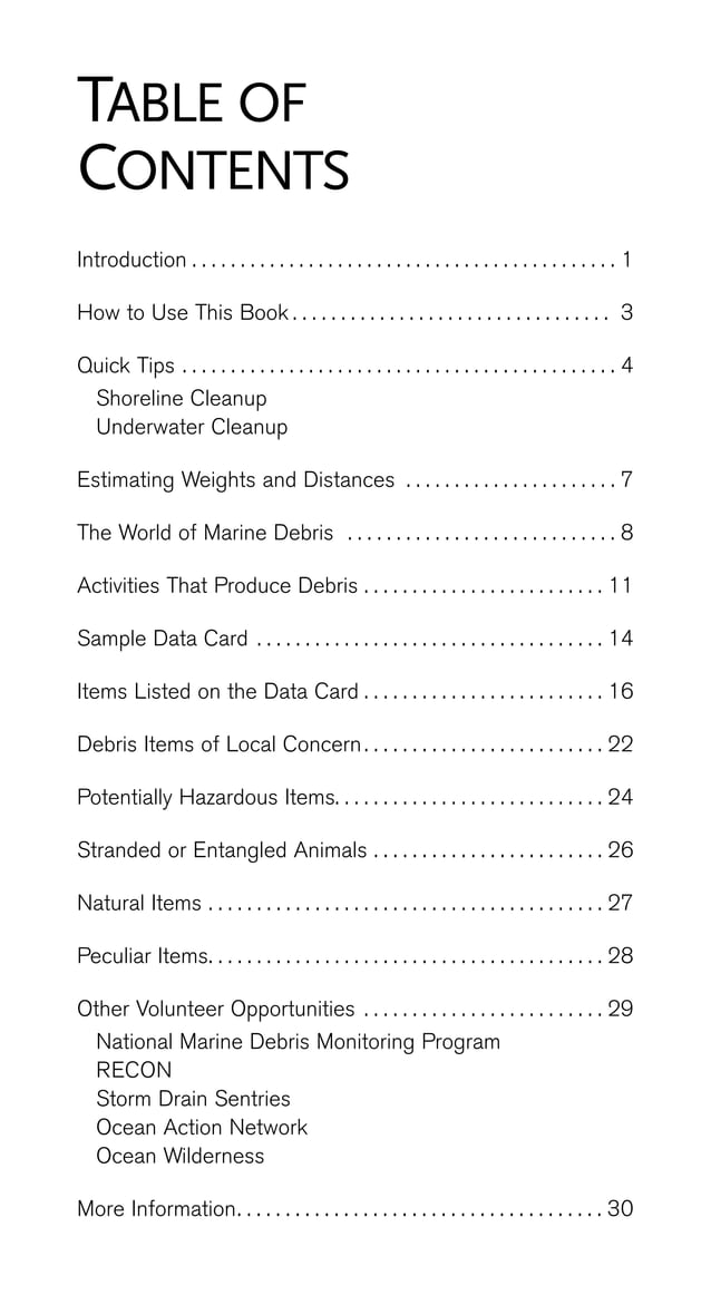 Pocket Guide To Marine Debris | PDF