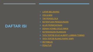 PROSEDUR & TATA TERTIB HONBU DOJO INKAI | PPT