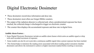 Comprehensive Overview of Pocket Dosimeters in Radiology and Industrial ...