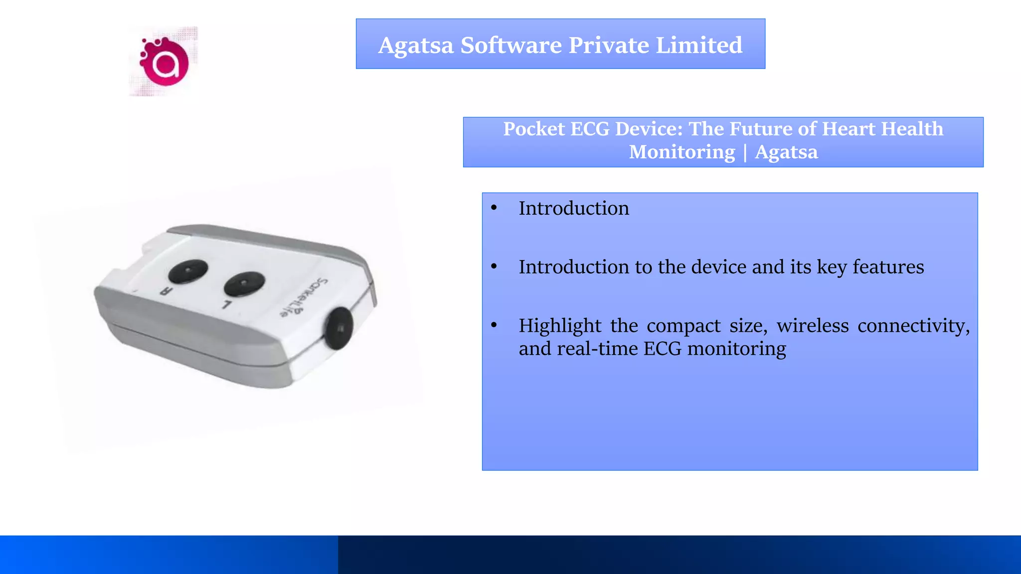 Pocket ECG Device The Future of Heart Health Monitoring Agatsa.pptx