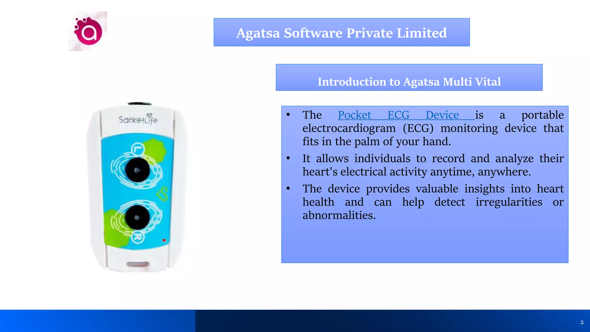 Pocket ECG Device The Future of Heart Health Monitoring Agatsa.pptx