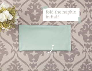 How To: The Pocket Menu Fold | PDF | Bars & Restaurants | Attractions