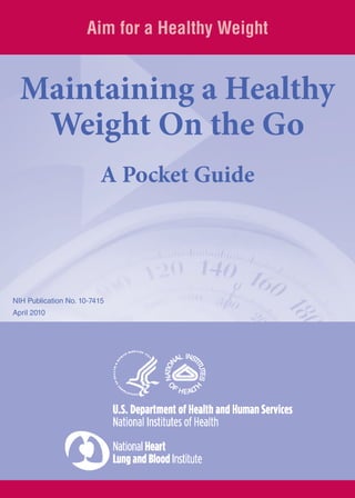 Global Medical Cures™ | Pocket Guide to Maintaining Healthy Weight ...