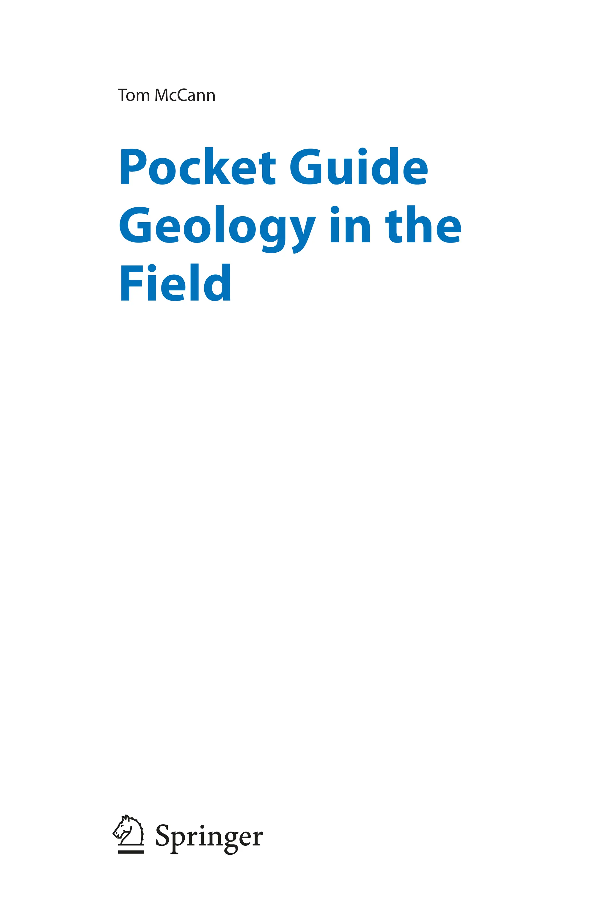 Pocket Guide Geology in the Field- A educational handnote for ...