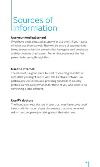 Pocket guide to planning your elective | PDF