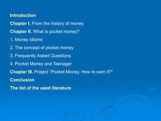 Pocket money | PPTX