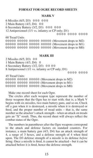 Pocket Ogre Game Rules | PDF