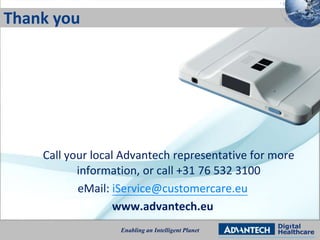 Advantech 7" handheld medical pocket pad, MICA-071 | PPTX