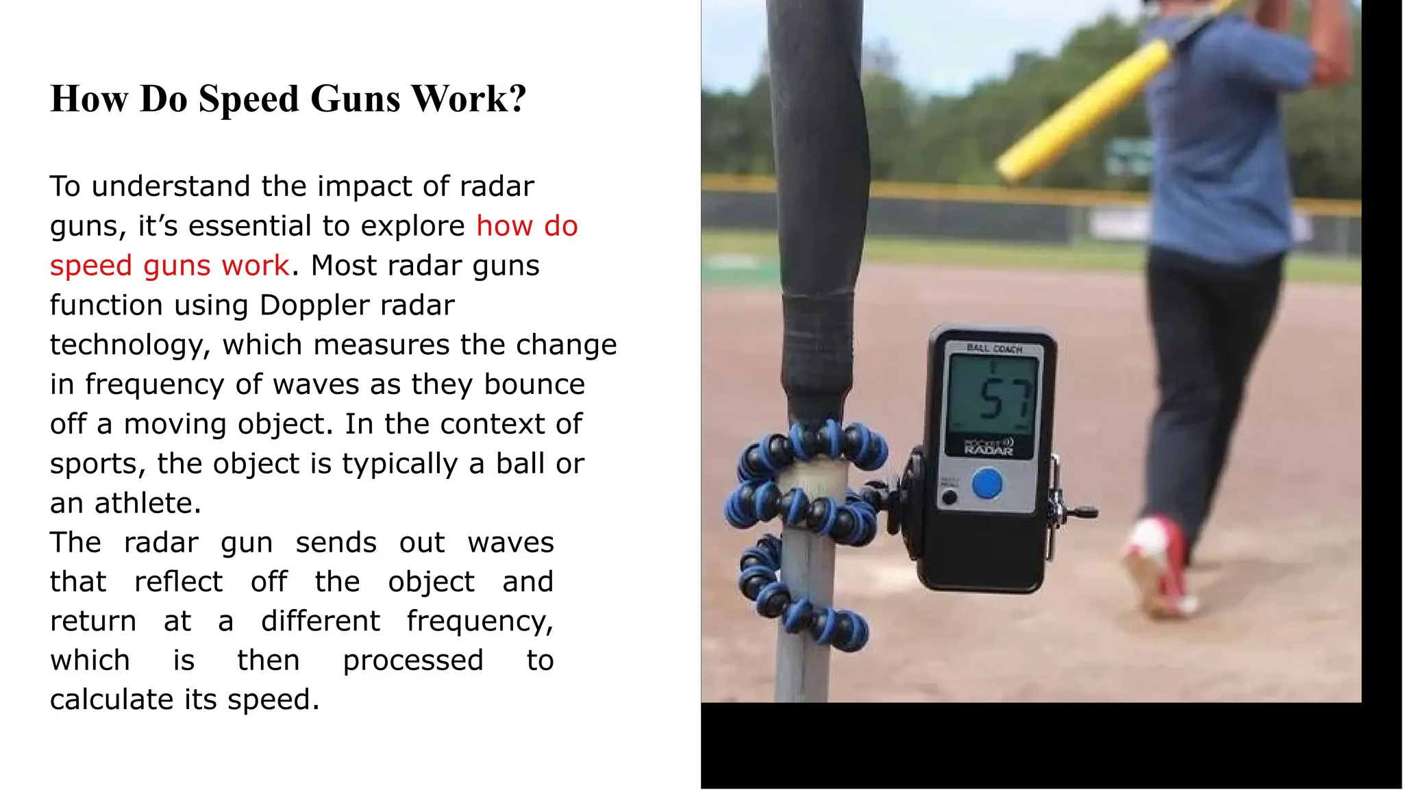 The Game- Changer: How Radar Guns Elevate Training to New Heights | PPTX