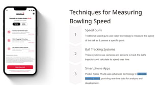 Why Bowling Speed Matters In Cricket and How to Calculate It | PPTX