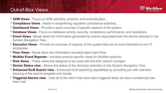 mcafee esm Use Cases and scenarios in siem | PPTX