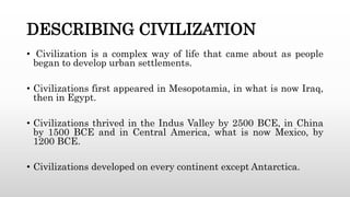 Perspective on Civilization Lecture 1 | PPT