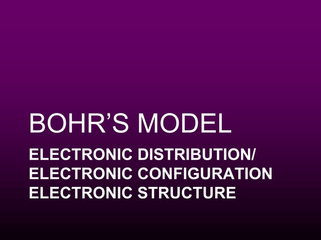 BOHR'S MODEL 3 ch4 structure of atom cl ix | PPT