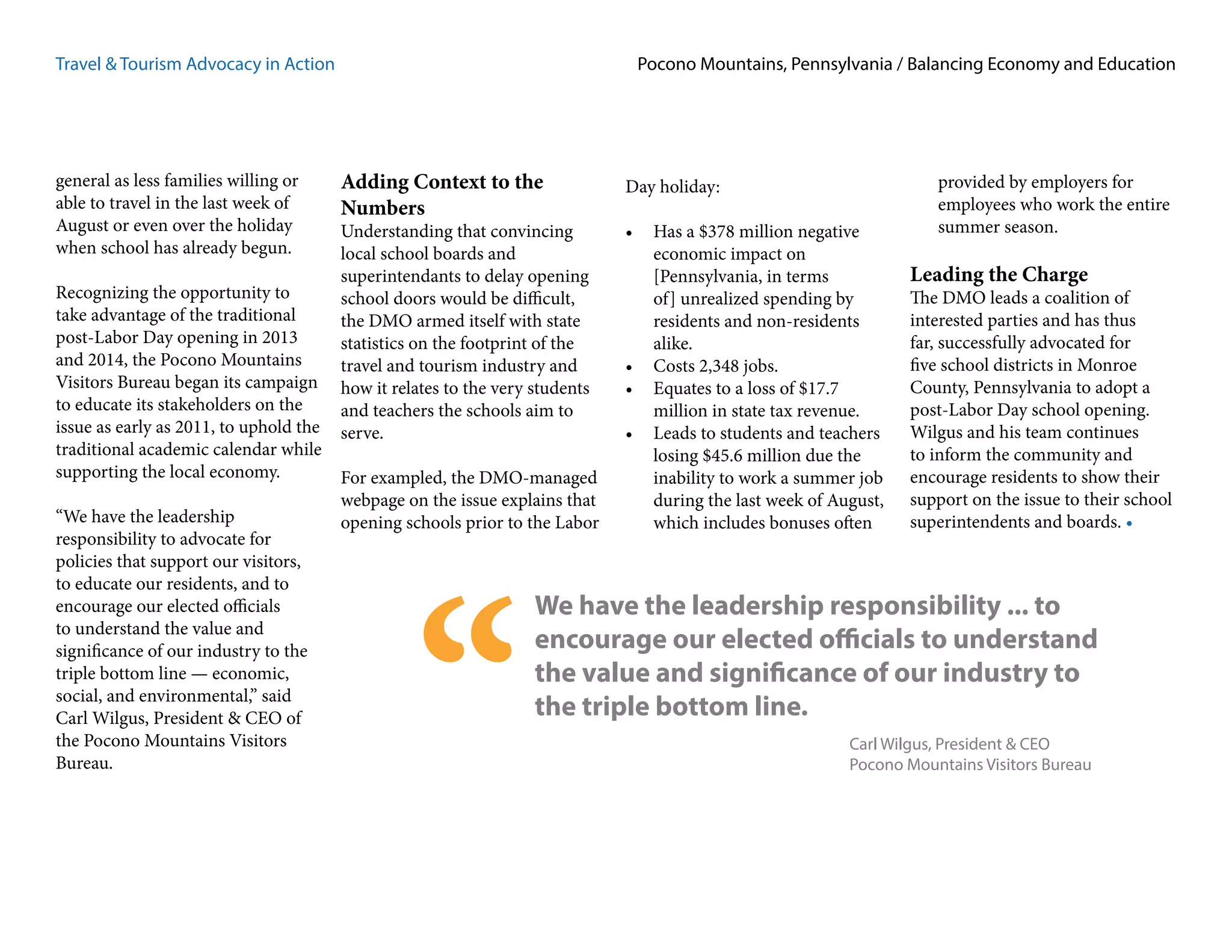 Pocono Mountains, Pennsylvania Advocacy Case Study | PPT