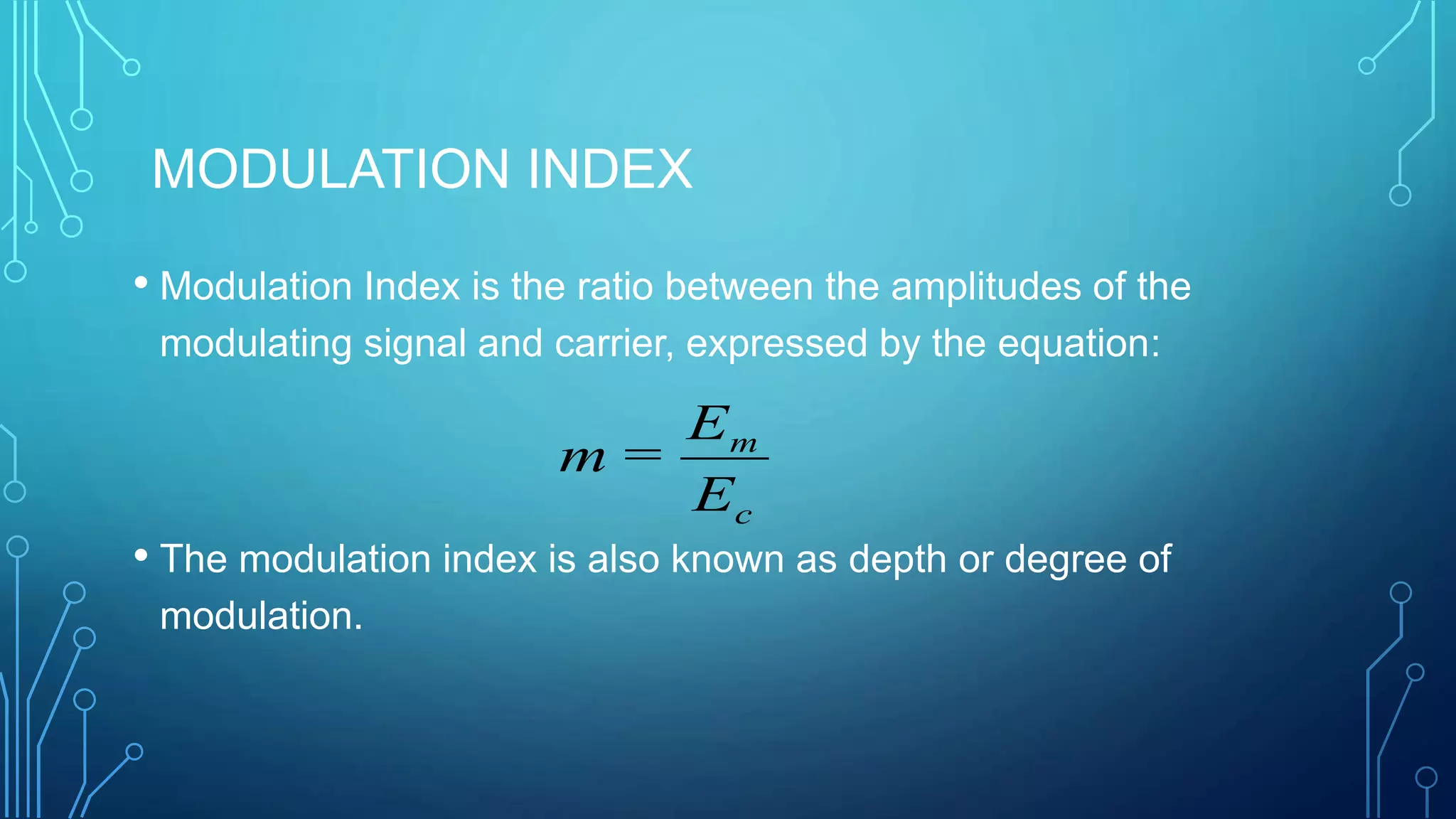 multiplexing and amplitude modulation | PPT
