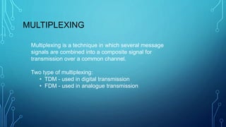multiplexing and amplitude modulation | PPT