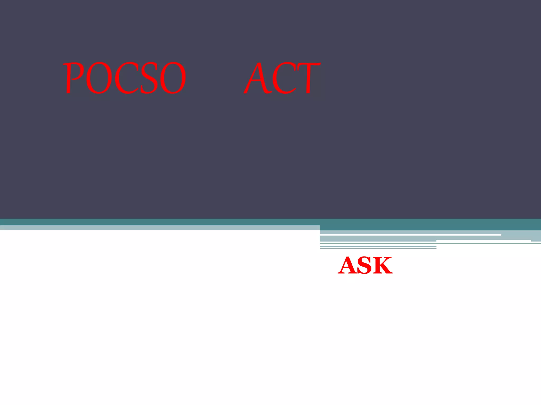 Pocso | PPTX